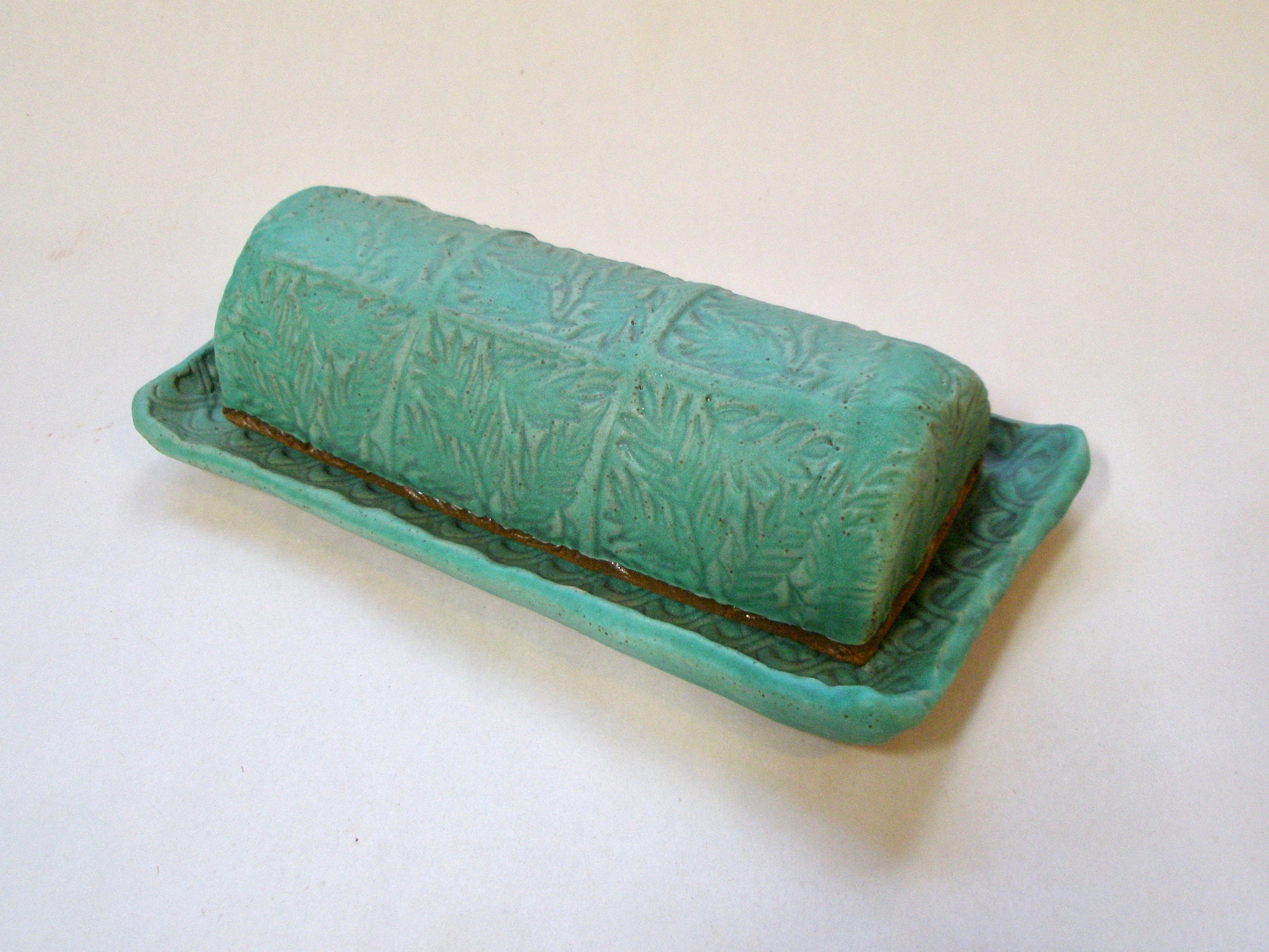 2nd Butter Dish- Bronze Glaze | Joy Friedman Pottery