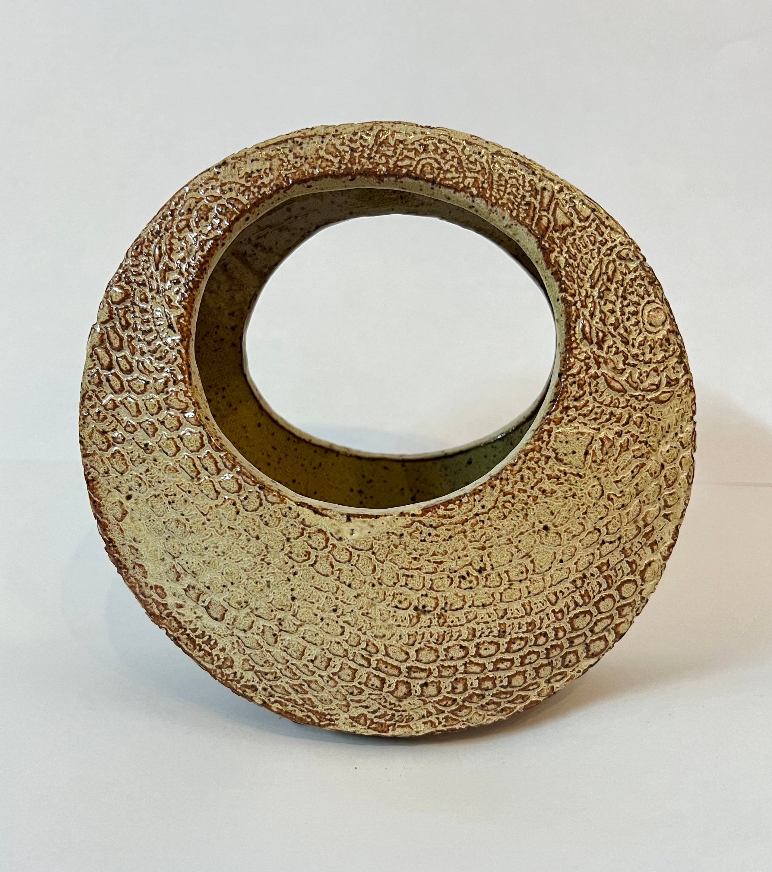 Loop Planter- Oak Glaze | Joy Friedman Pottery